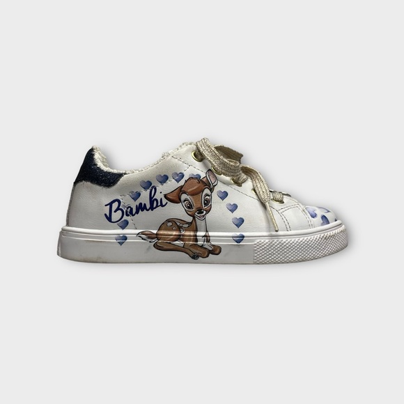 MonnaLisa | Shoes | Monnalisa X Disney Bambi Low Top Leather Sneakers ...